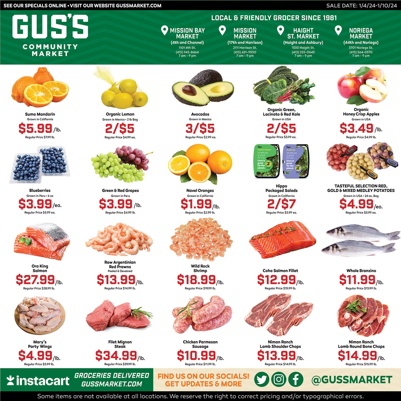 Special Offers | Gus's Community Market