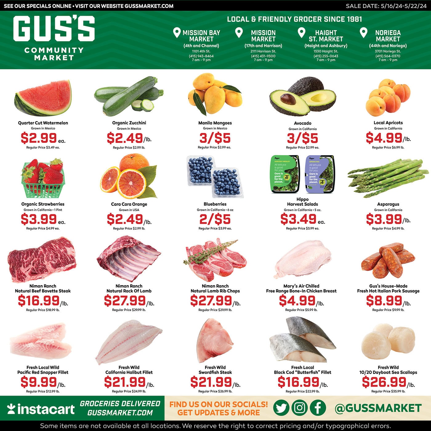 Special Offers | Gus's Community Market