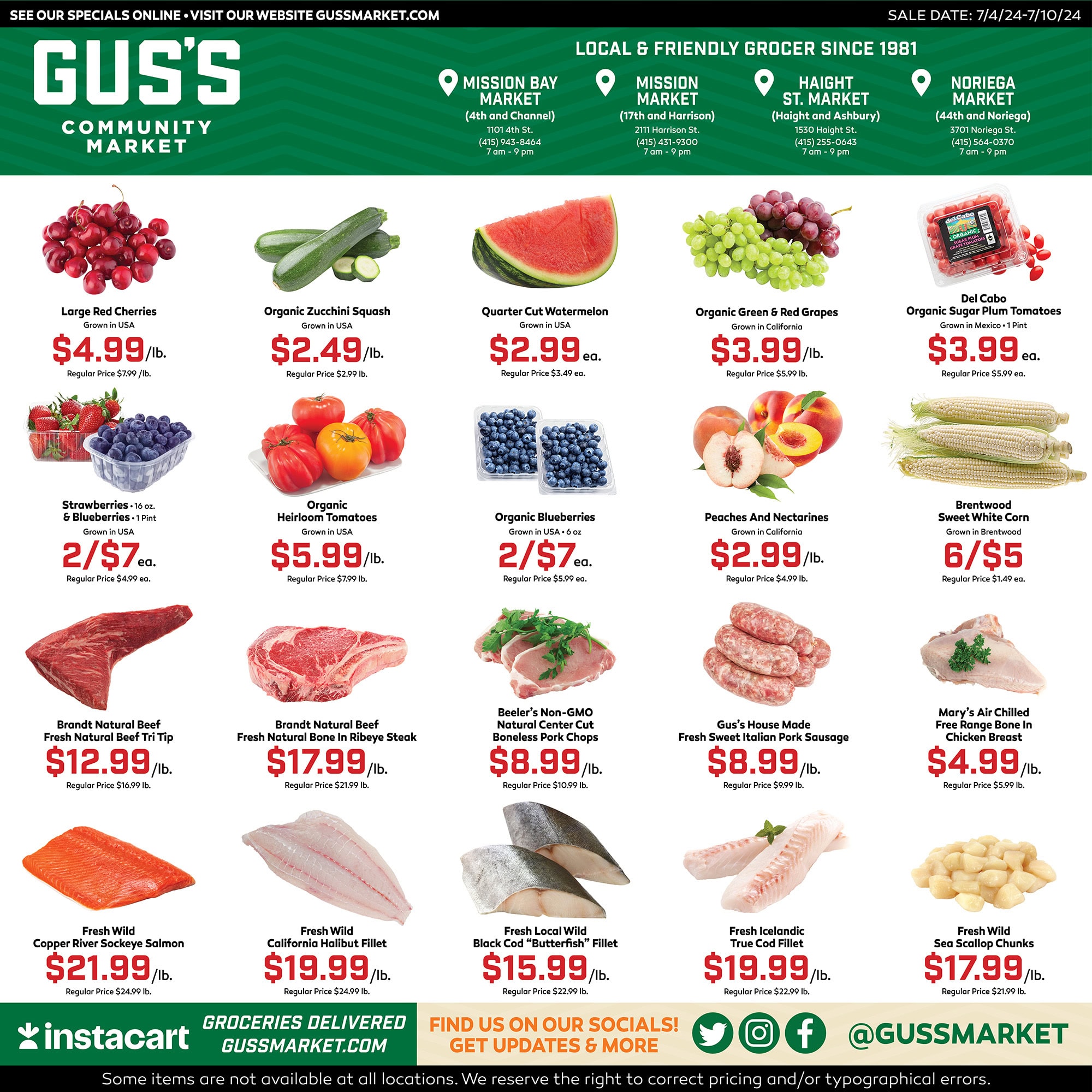 Special Offers | Gus's Community Market